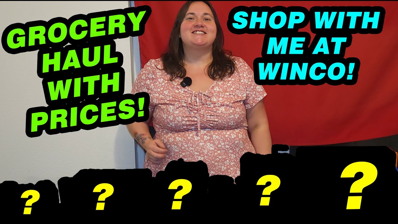 I got a FREE TURKEY!! Budget grocery shopping at Winco for my family of ...