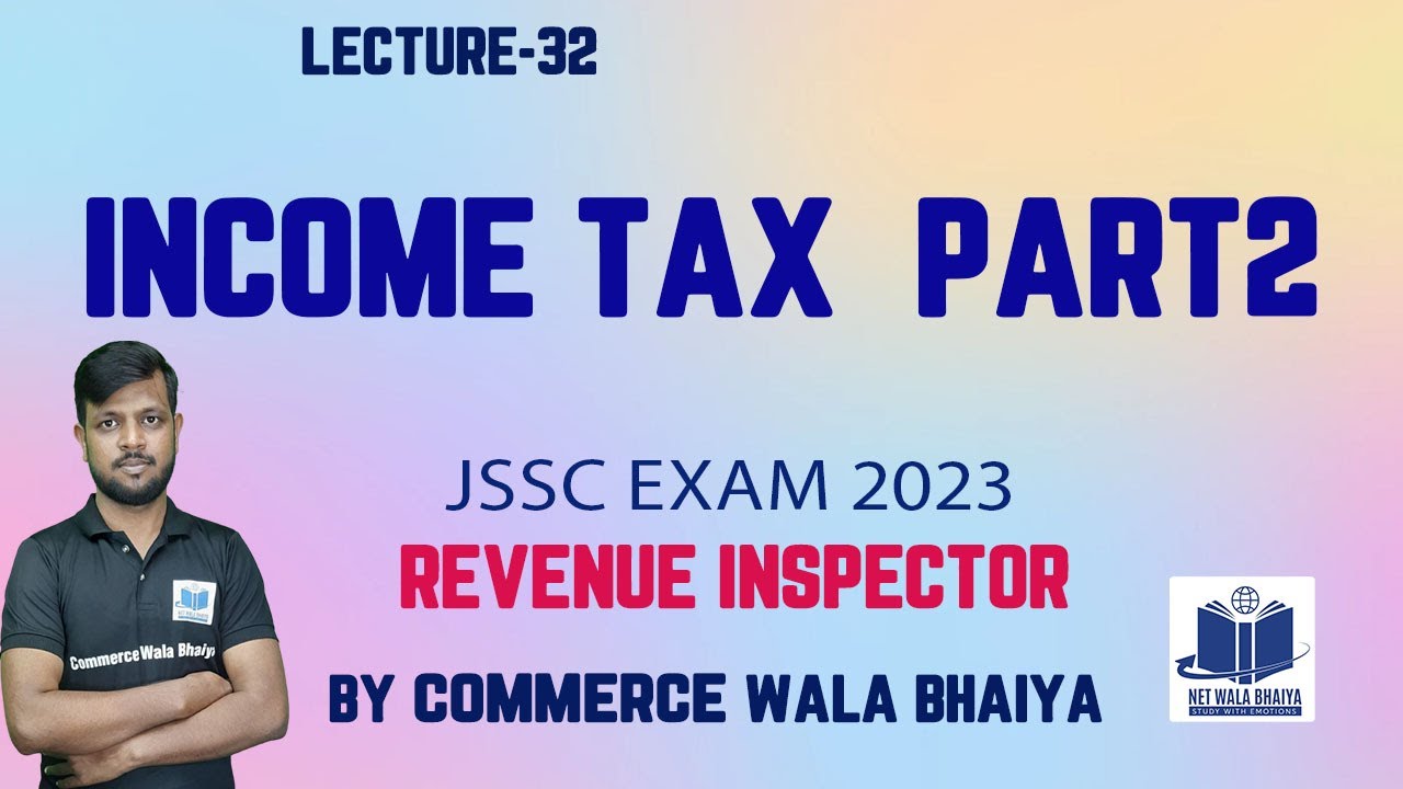 INCOME TAX PART2 REVENUE INSPECTOR|LECTURE32| RESIDENTIAL STATUS ...