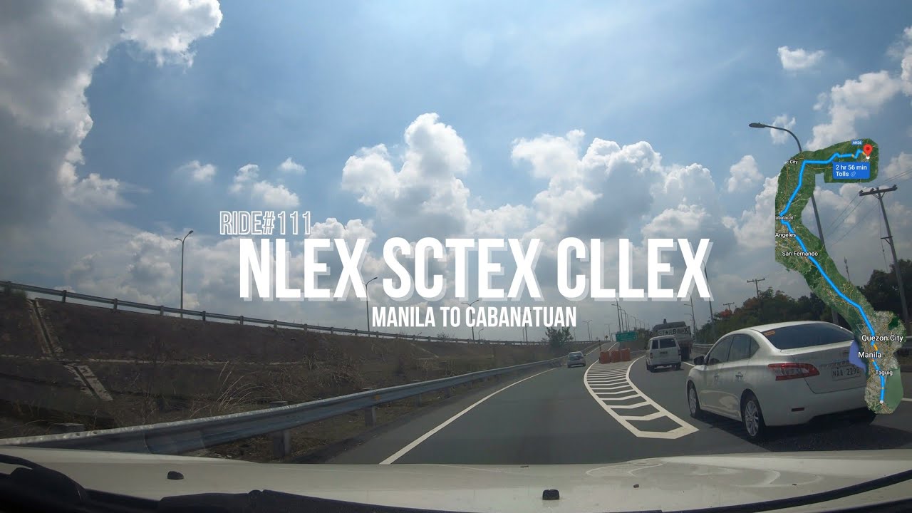 SLEX Skyway NLEX SCTEX CLLEX (Manila to Cabanatuan) - YouTube