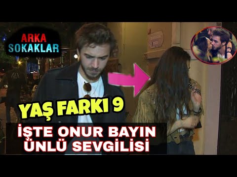 Arka Sokaklar'ın Tekin'i Onur Bay kendisinden 9 Yaş Büyük  Ünlü Sevgilisi / Şok Fotoğraflar