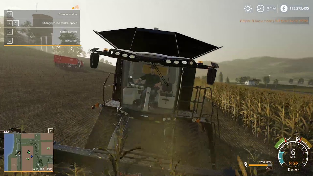 FS19 Corn Harvest - YouTube
