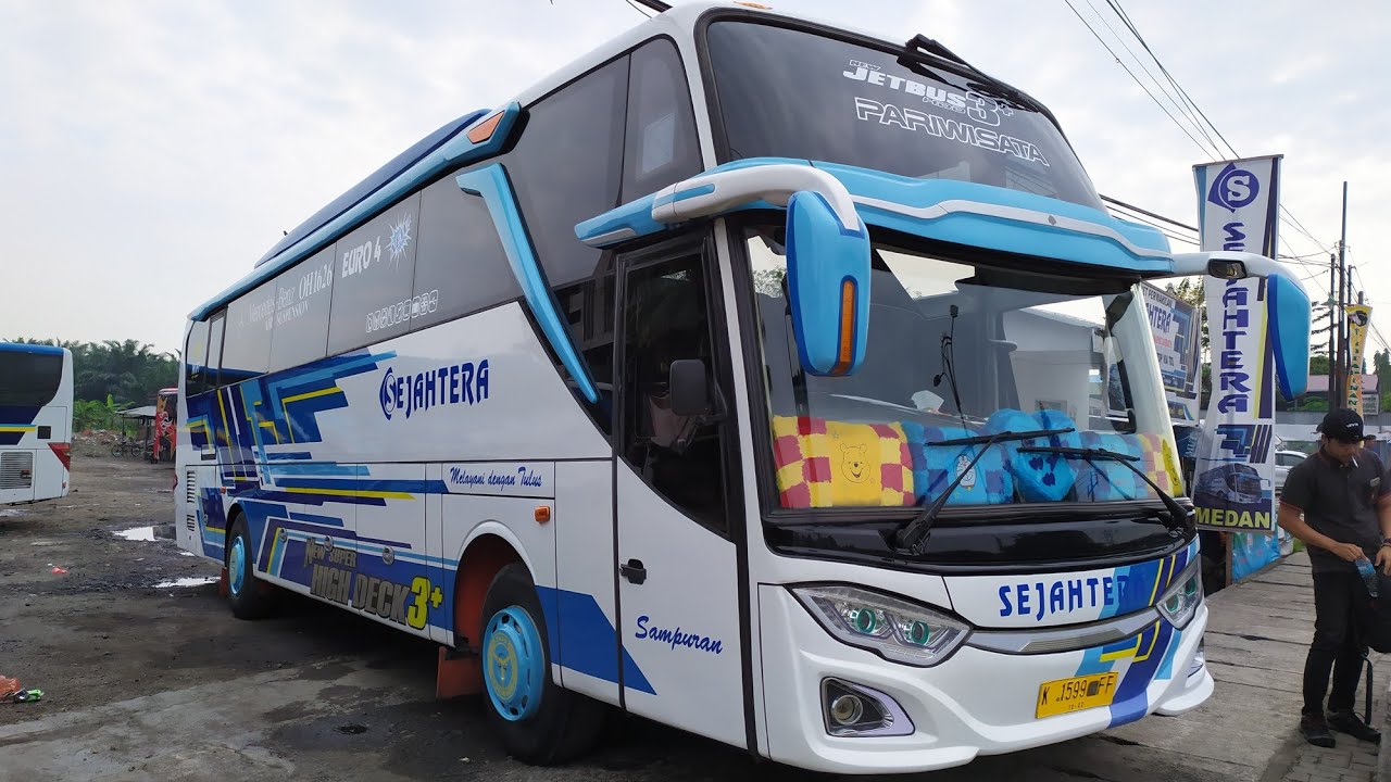 Bus Baru PO Sejahtera Danau Toba Parapat || Part Tebing Tinggi ...