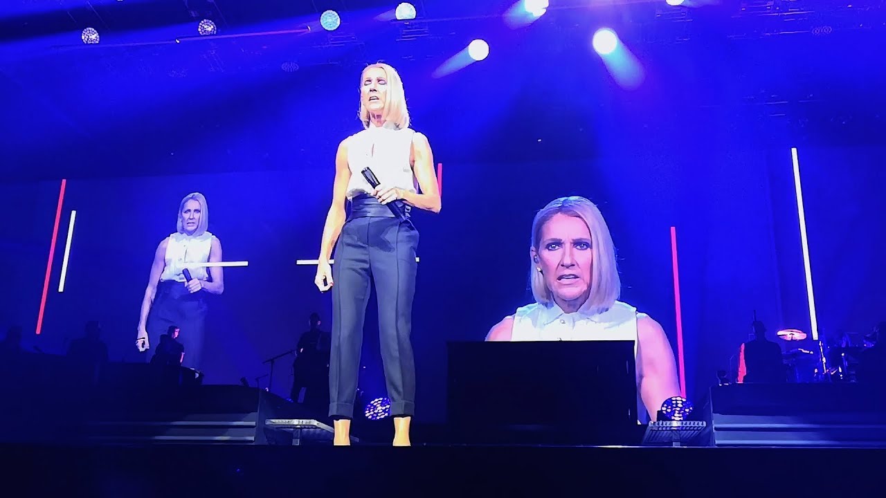 Céline Dion - Courage (Premiere COURAGE WORLD TOUR) - YouTube
