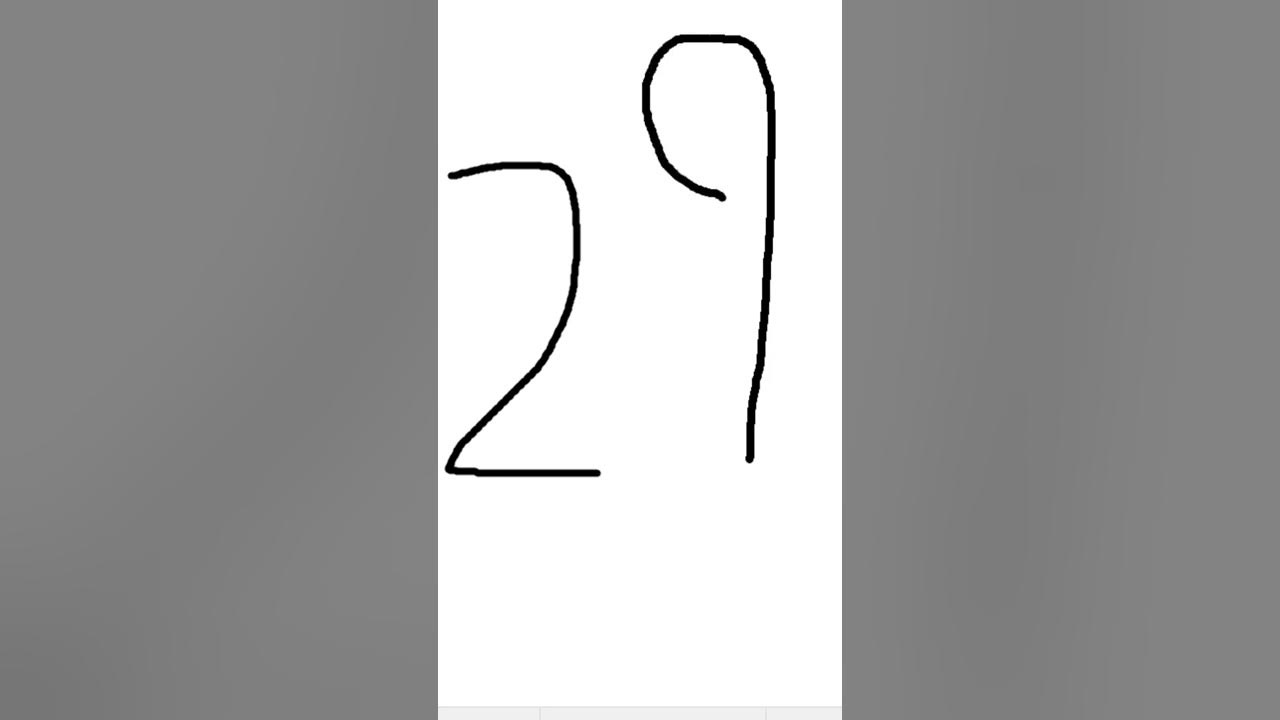 Drawing The Number 29 YouTube drawing-the-number-29-youtube