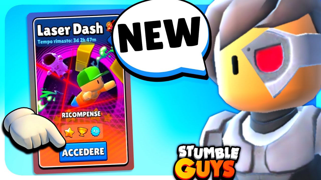 PROVO la NUOVA MAPPA LASER DASH su STUMBLE GUYS!!! - Stumble Guys ITA ...
