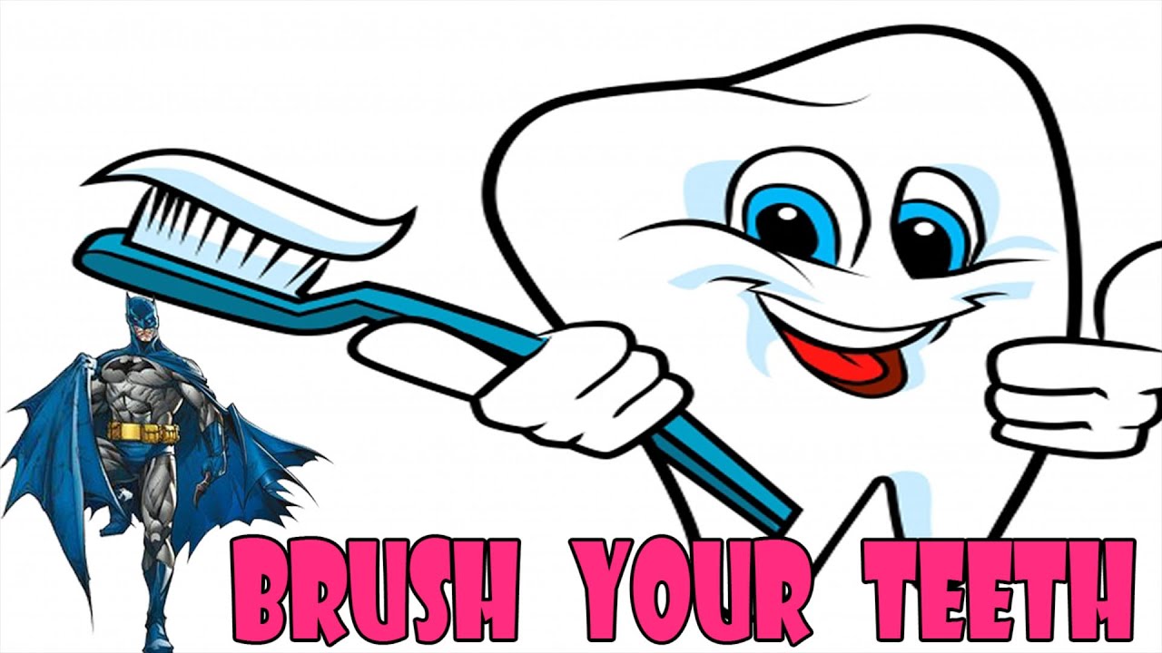 Batman Brush Your Teeth Nursery Rhymes | Cartoon Rhymes For Kids ...