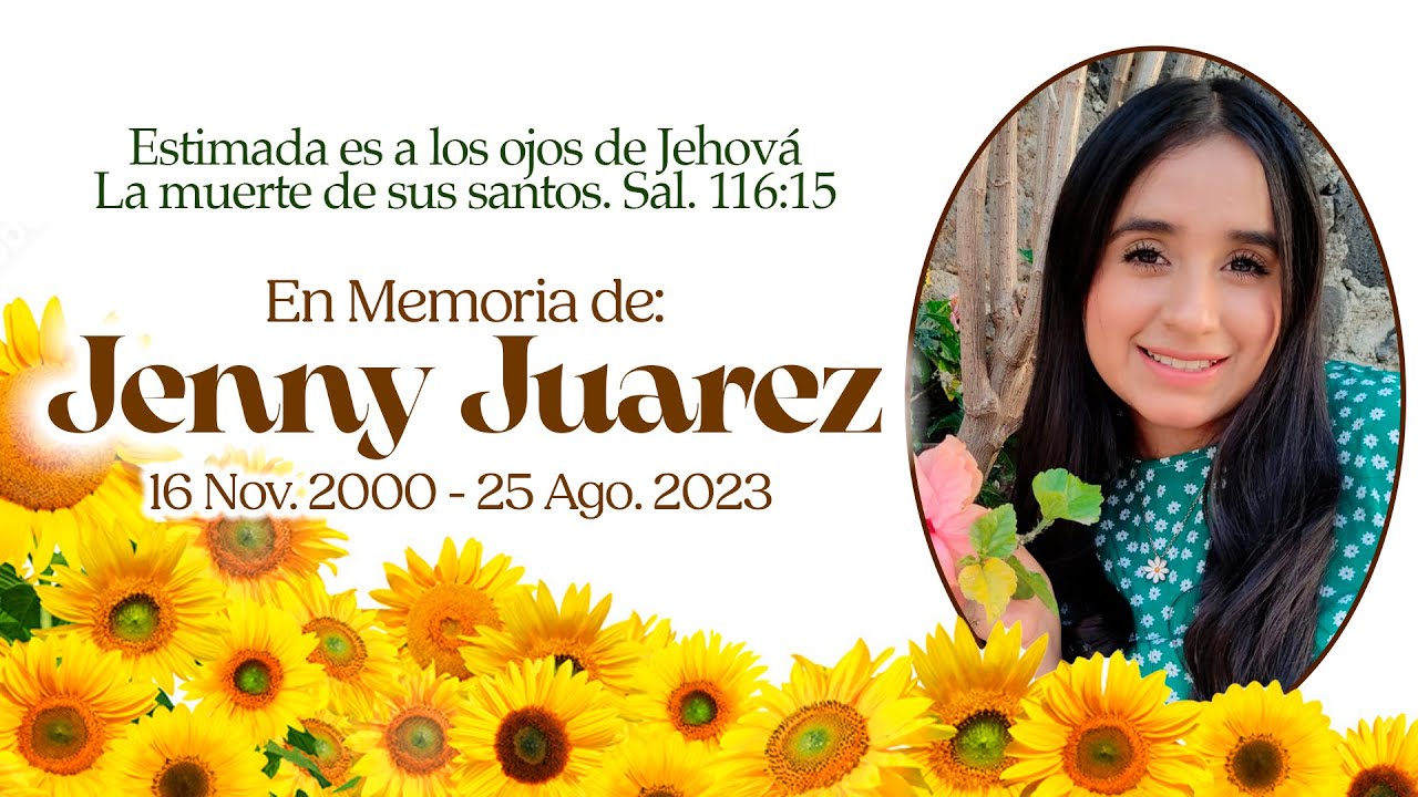 Servicio Memorial - Jenny Juárez - YouTube