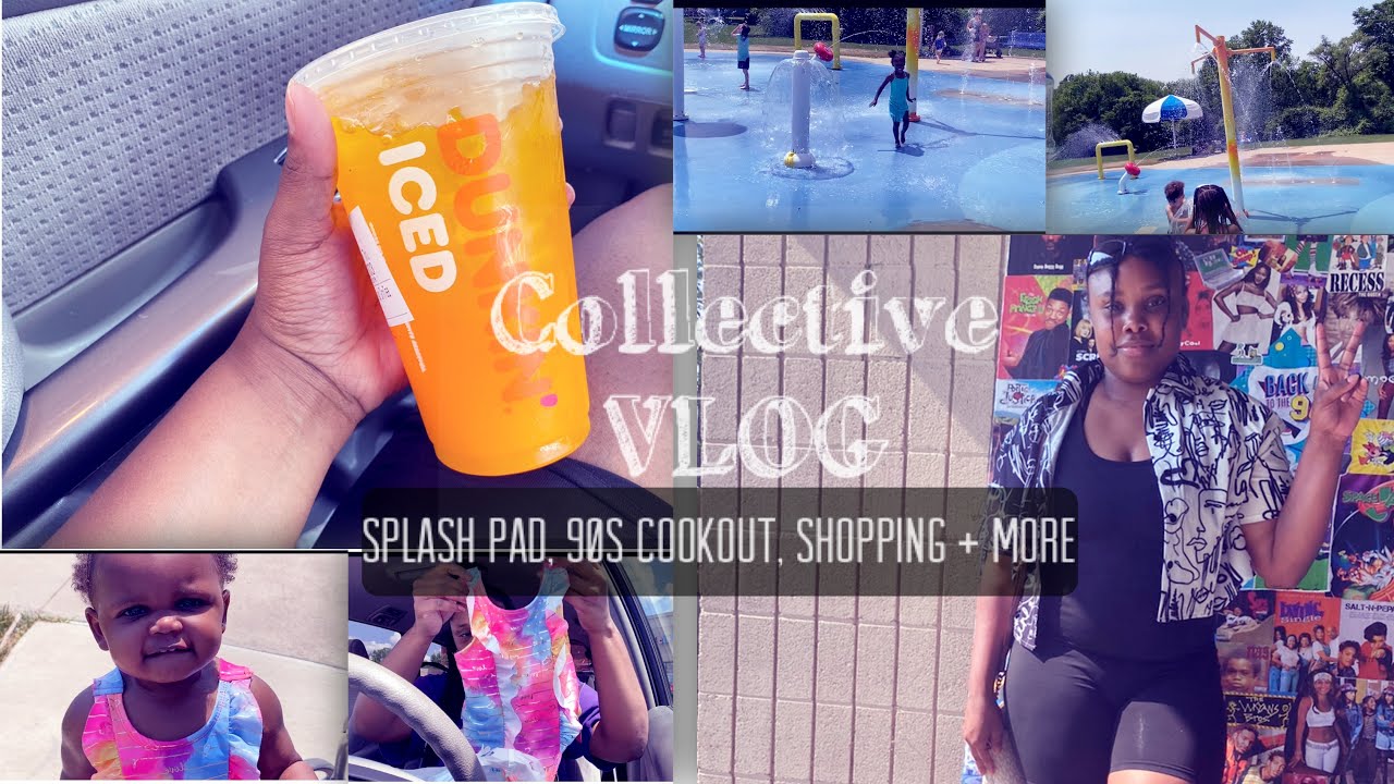 Collective Vlog 💫 splash pad, 90s BBQ, shopping + trying new drink ...