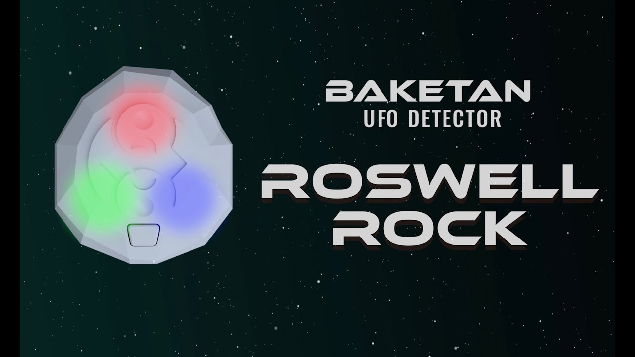 【How to USE Roswell rock 使い方】 UFO DETECTOR BAKETAN ROSWELL ROCK 【UFO探知機 ...