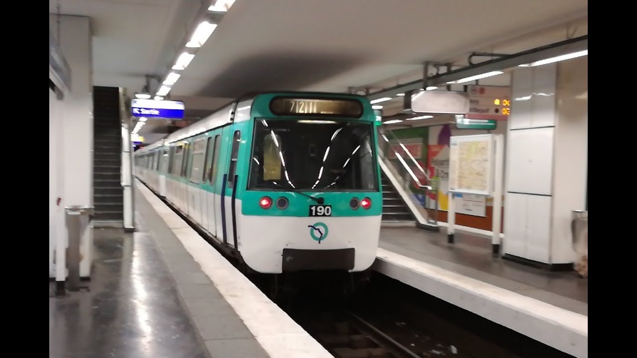 Voyage à bord d'un MF77 de la ligne 7. - YouTube