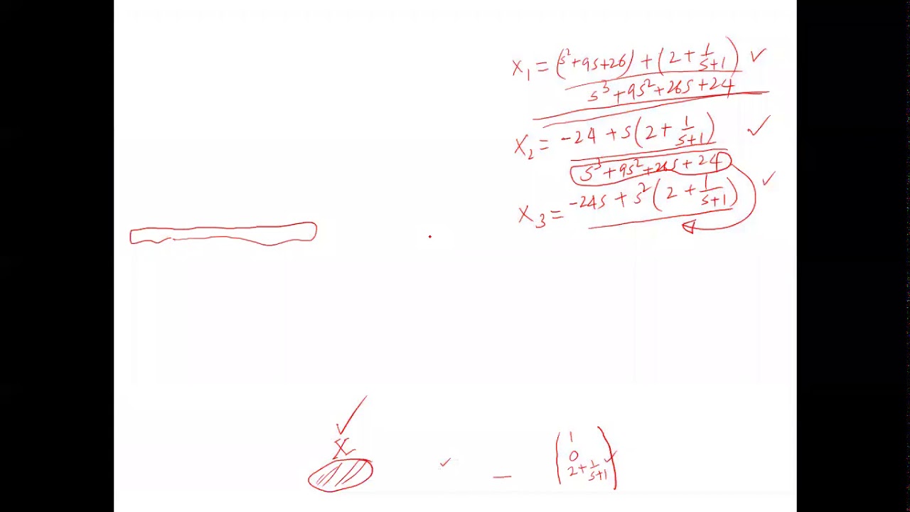 L. T. Solution of State Equations, Underdamped Systems and Reduction of ...