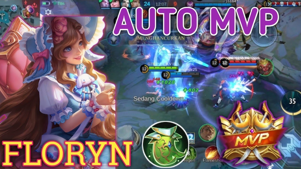 (AUTO MVP) GAMEPLAY FLORYN - BUILD TOP 1GLOBAL FLORYN - MLBB - YouTube