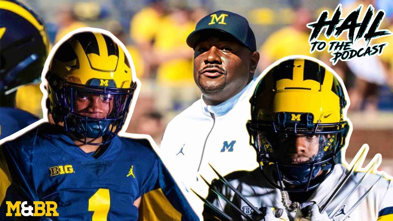 Hail to the Podcast: Michigan opening up the pass game? - YouTube