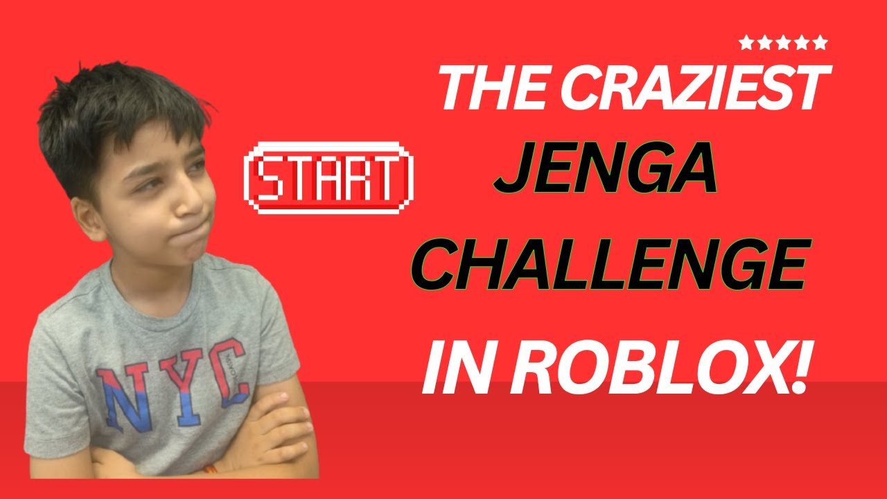 Playing Jenga in Roblox: The Ultimate Fun Tower Challenge - YouTube
