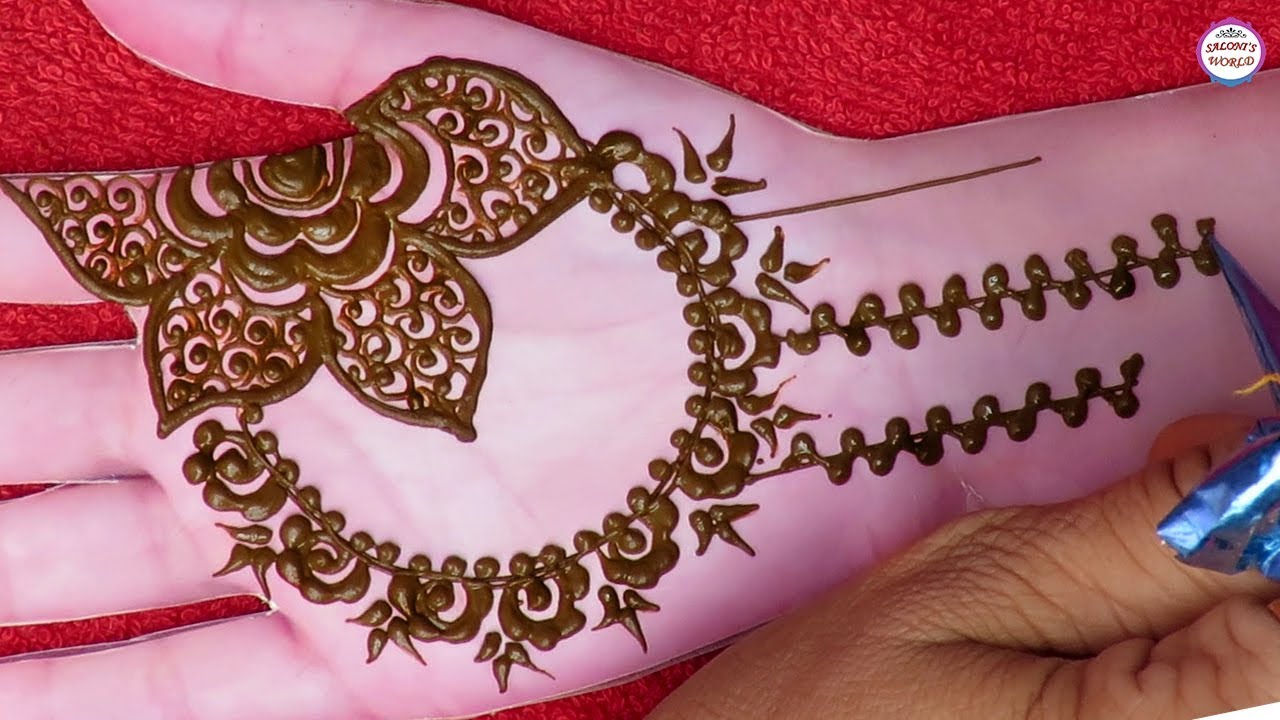 Easy Mehndi Designs For Beginners | Simple Gol Tikki | Arabic mehndi by ...