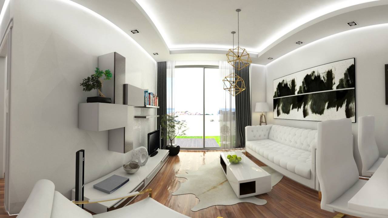 Vray interior render 360 degree - YouTube