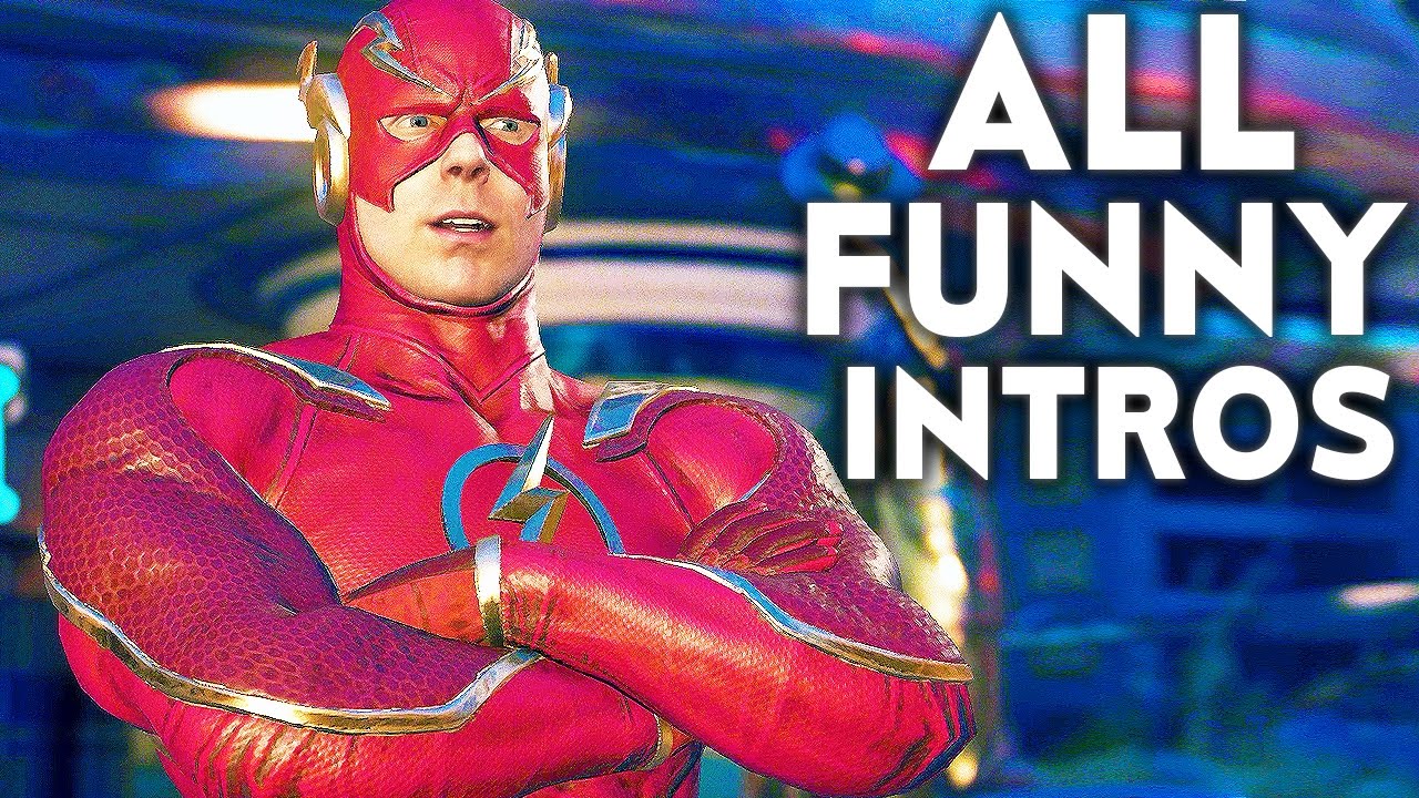 INJUSTICE 2 ALL Funny Intros Dialogues Funniest Character Banter ...