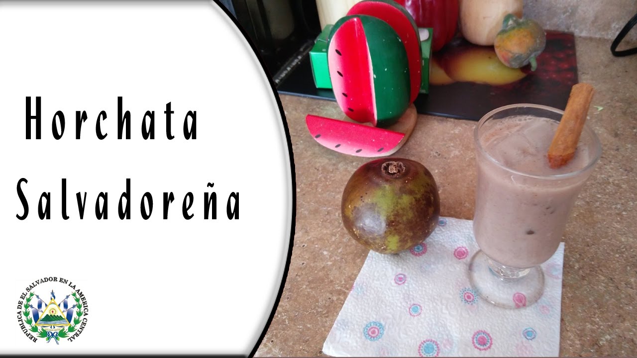 Horchata Salvadoreña de Morro - YouTube