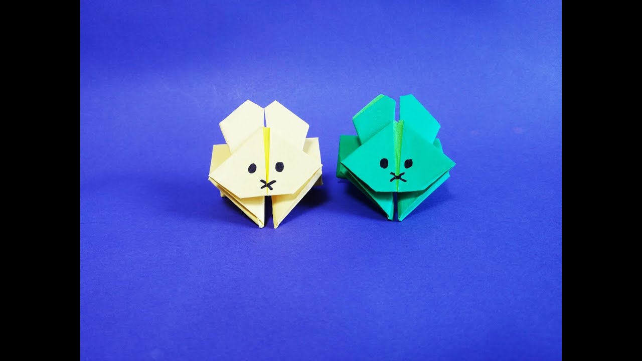 How To Make Paper Origami Jumping Rabbit YouTube How To Make Paper Origami Jumping Rabbit YouTube