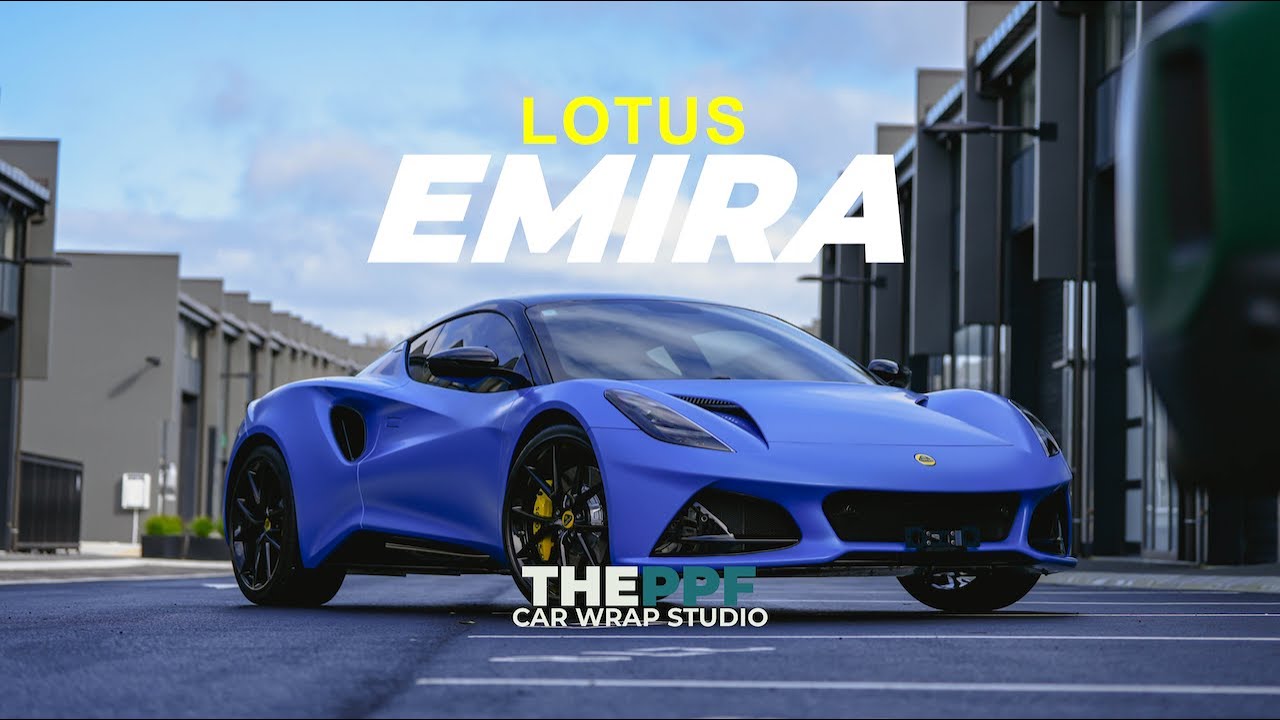Lotus Emira matte paint protection film wrap Auckland | THE PPF - YouTube