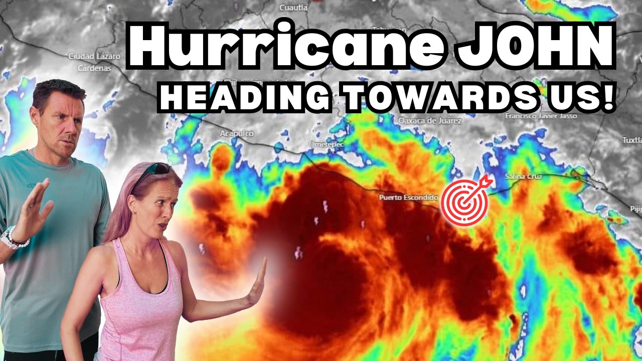 Hurricane John hits southern Mexico - YouTube