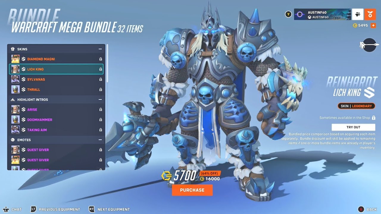 Looking At The WoW/Overwatch Collaboration Skins - YouTube