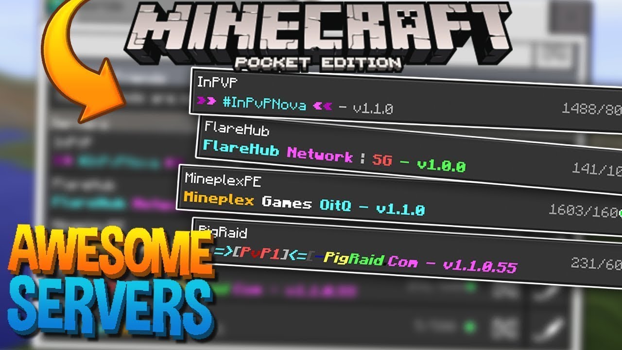 How to play servers in Minecraft pe for free in 2020 latest version ...