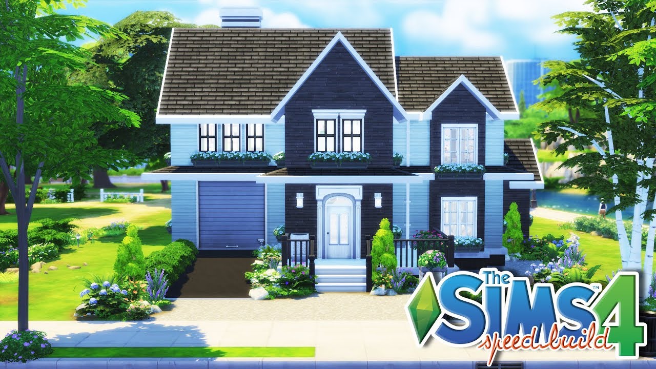 #37 Speed Build - Dom rodzinny (The Sims 4) 🏡 - YouTube