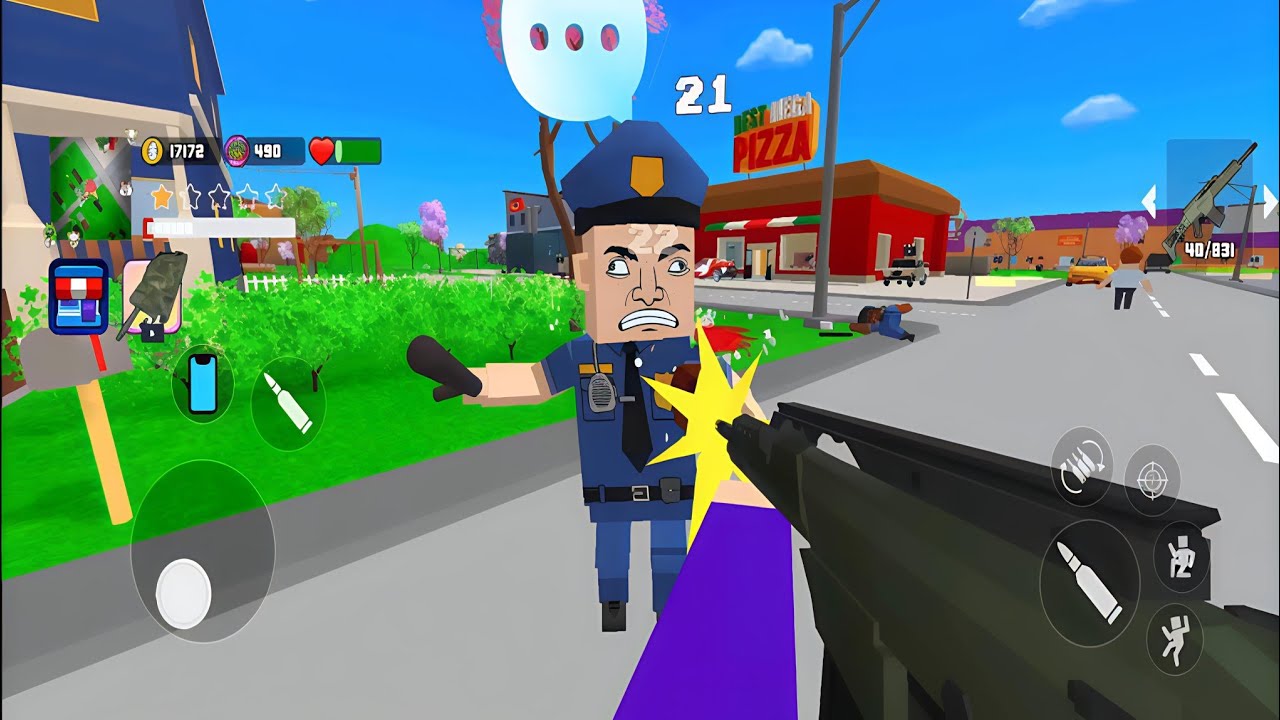 Gangs Wars Pixel Shooter RP New Update Gameplay Walkthrough - ( iOS ...