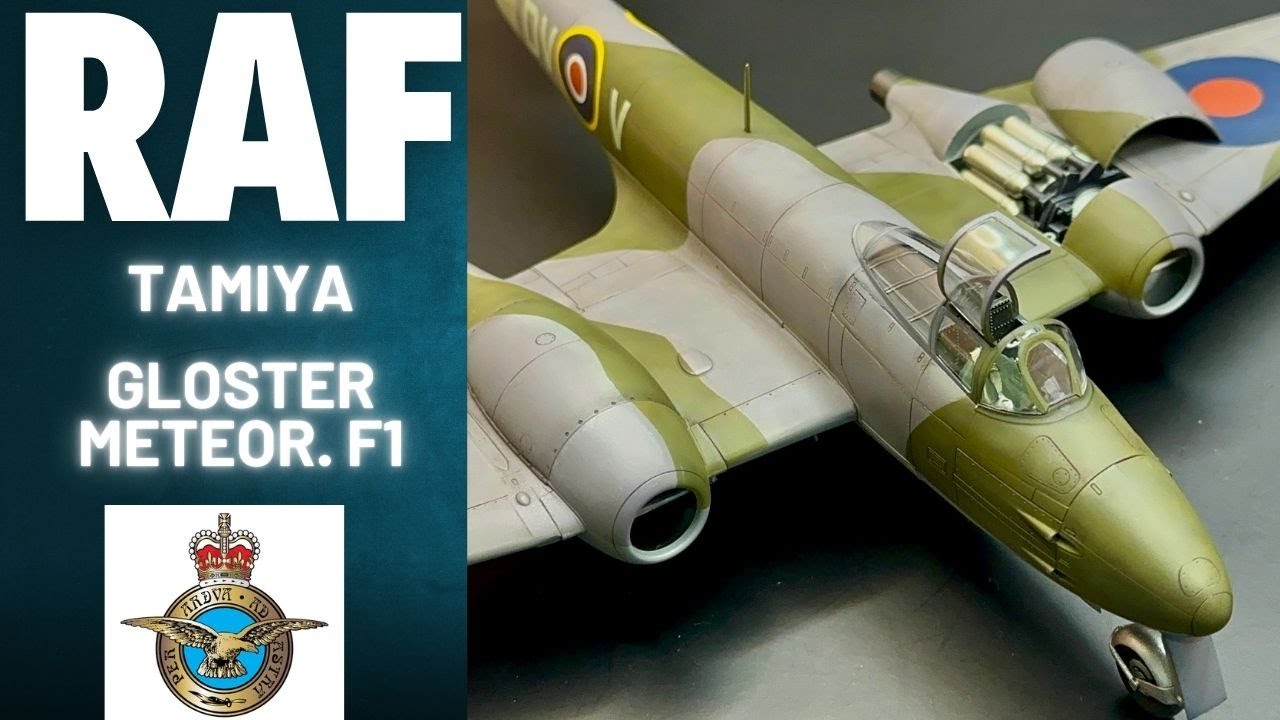 Tamiya Gloster Meteor 1/48 Scale Part One - YouTube