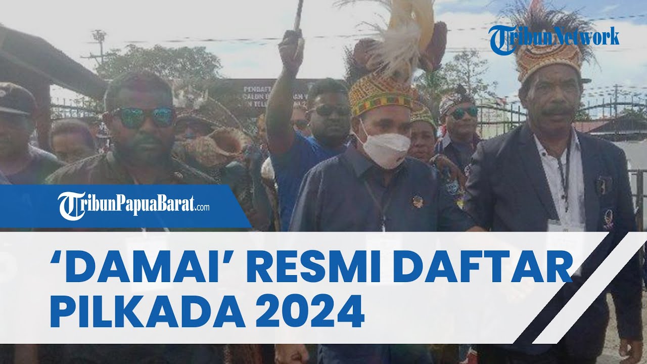 Daniel Asmorom-Alimudin Baedu 'DAMAI' Resmi Daftar Pilkada 2024, KPU ...