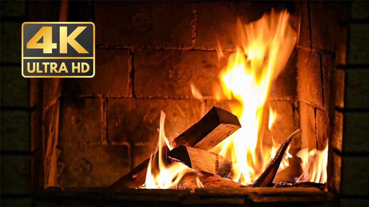 🔥 10 Hours of Relaxing Fireplace with Crackling Fire Sounds for Relax ...