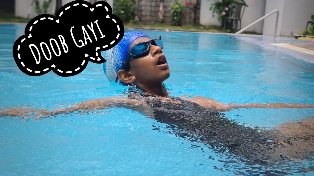 Mein Doob Gayi swimming 🏊‍♂️ pool mai | Swimming pool vlog | Jaya with ...