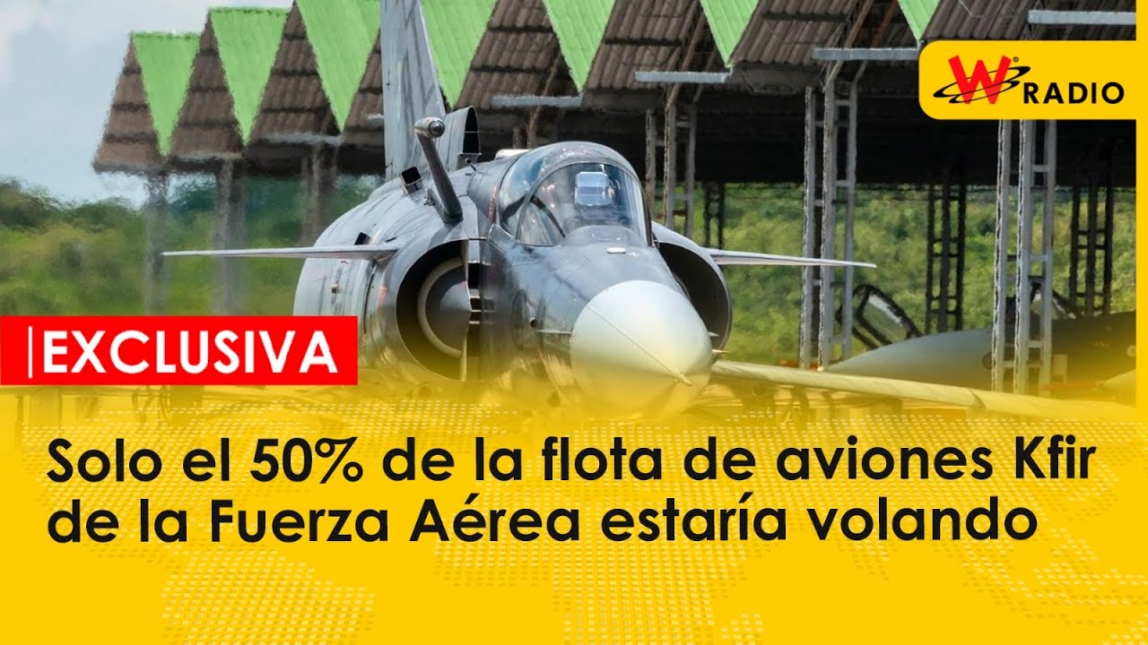 Solo el 50% de la flota de aviones Kfir de la Fuerza Aérea estaría ...