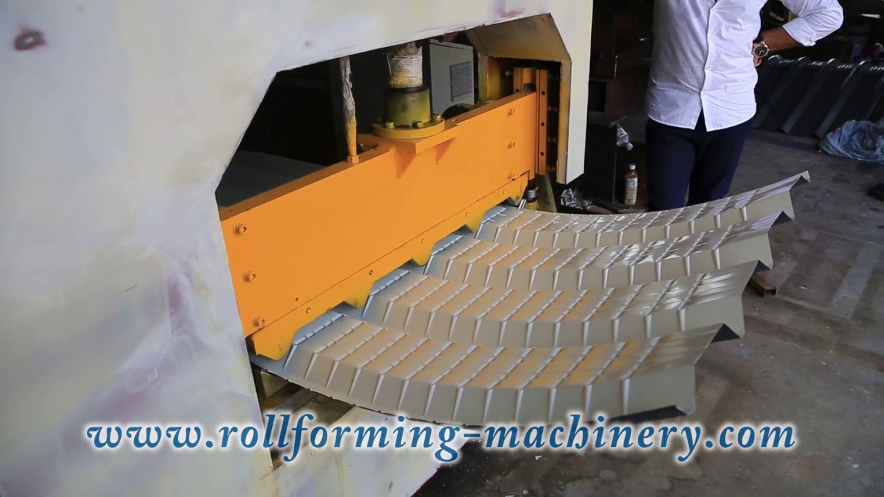 Metal Roof Curving Machine(LAROSA T-SHAPE CORRUGATED SHEET CRIMPING ...