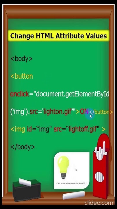 JavaScript Can Change HTML Attribute Values #kaashivinfotech #kaashivinfotechreviews - YouTube