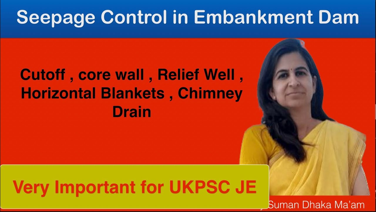 Seepage Control in Embankment Dam #ukpscje - YouTube