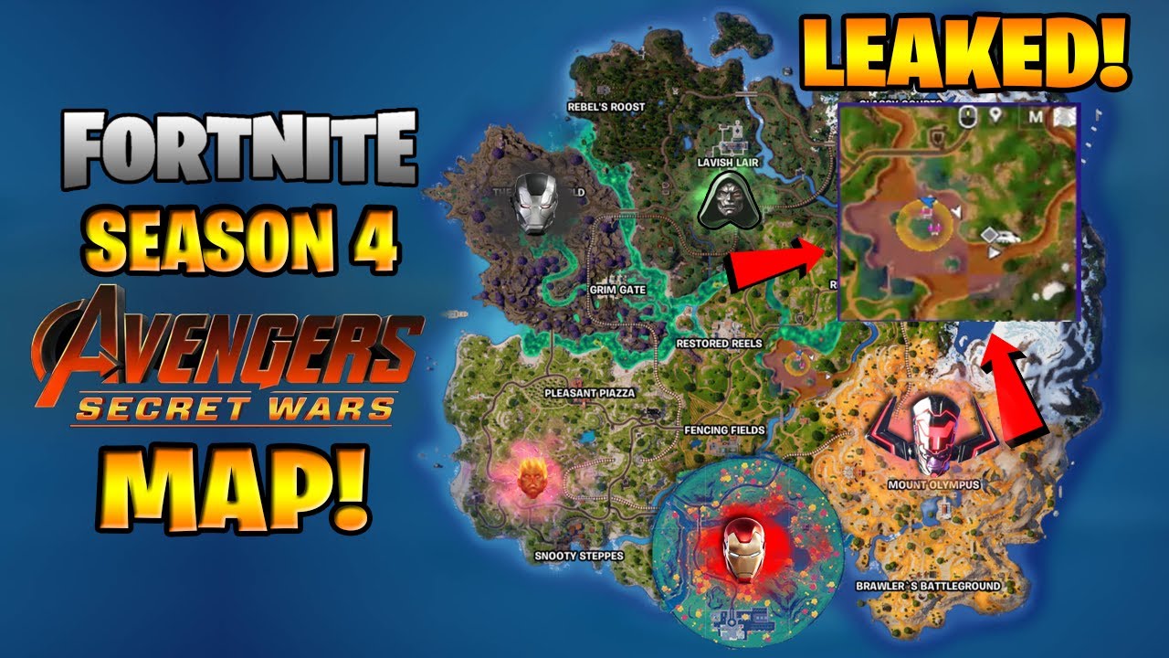 FORTNITE CHAPTER 5 SEASON 4 MAP - YouTube