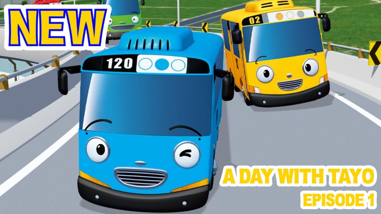 NEW ⭐ Tayo The Little Bus - A Day in the Life of Tayo 🚦 Episode 1 🚌 ...