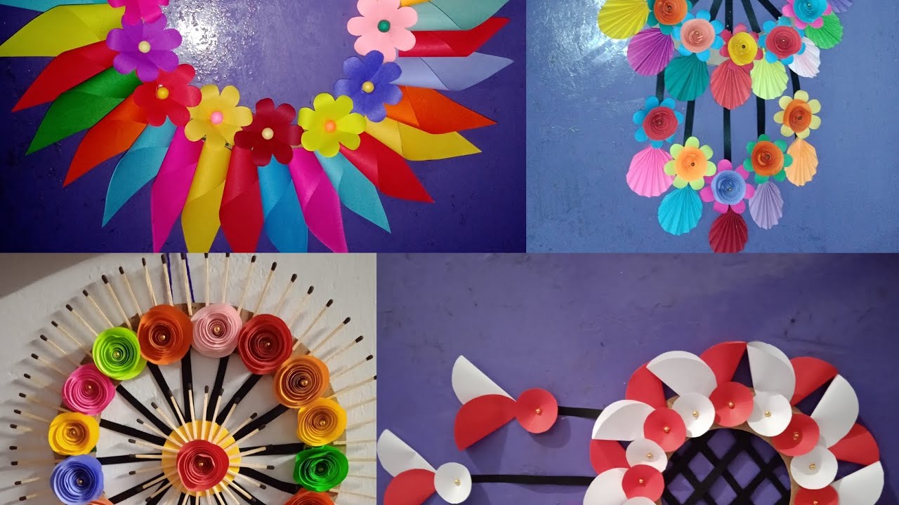 4 Beautiful Wall Hanging Crafts For Home Decoration Diy Paper Craft 4-beautiful-wall-hanging-crafts-for-home-decoration-diy-paper-craft