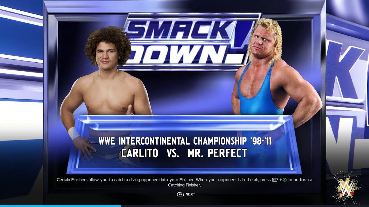 WWE 2K24 FULL MATCH — Carlito vs. Mr. Perfect — WWE Title Match - YouTube