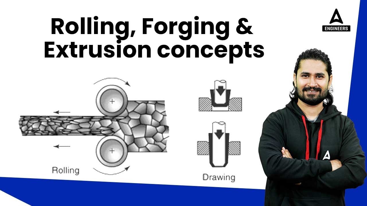 PRODUCTION ENGINEERING | Rolling, Forging & Extrusion Concepts - YouTube