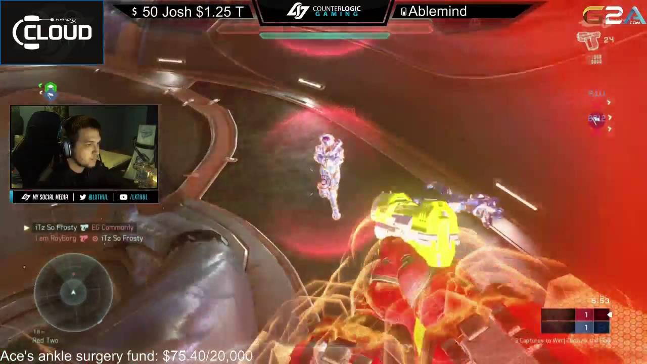 Team Beyond 2k Astro Halo 5 Tournament - Semi Finals CLG vs EG Game 1 ...