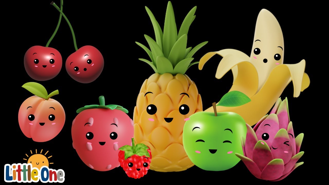 cute Dancing fruits cute Animation with Music Dance Video Baby Sensory ...