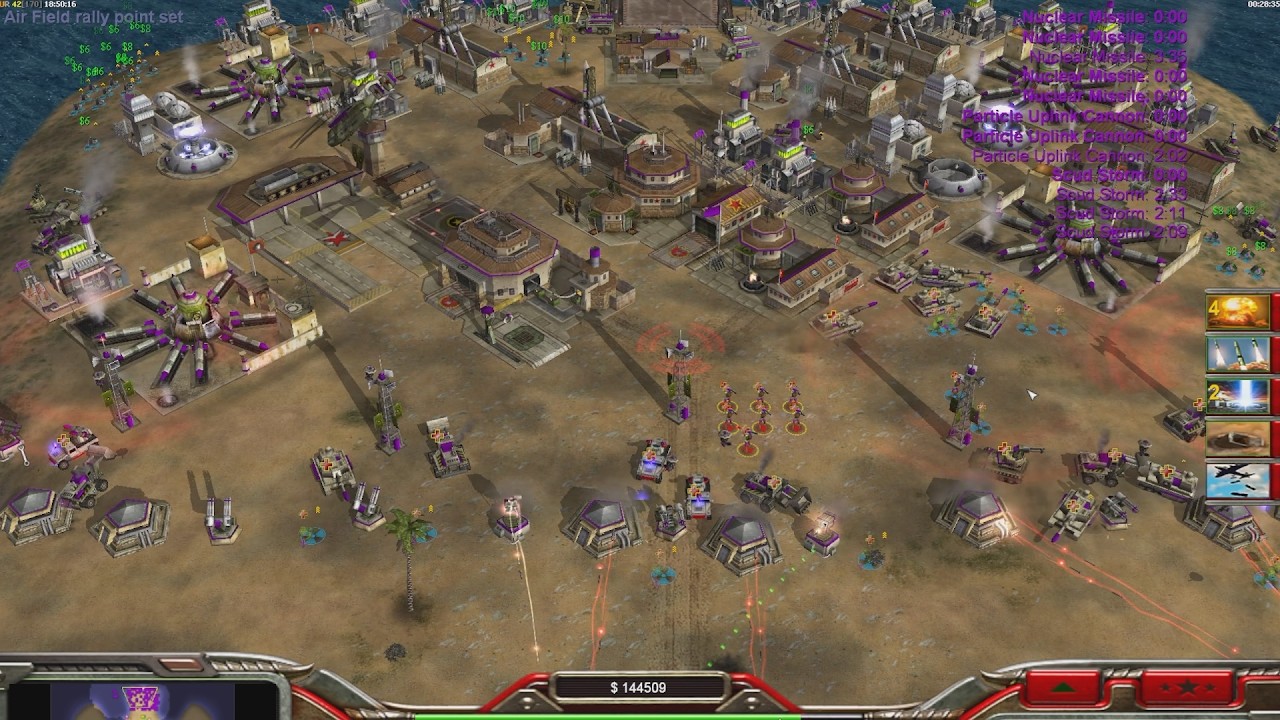 BOSS - Command & Conquer Generals Zero Hour - 1 vs 7 HARD Gameplay ...