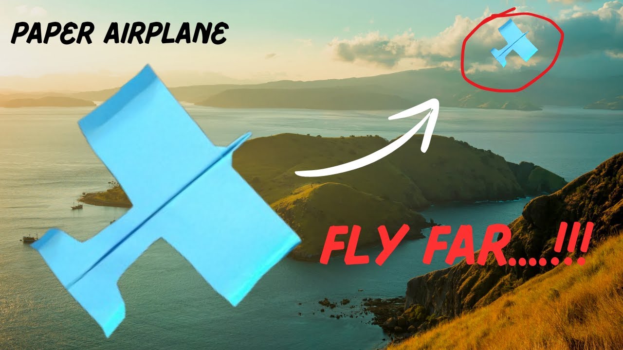How to Make a Paper Airplane Fly Long and Far#origami #papercraft # ...