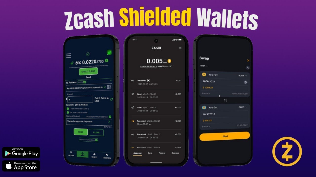 Reviewing all Zcash Shielded Wallets #privacy #cryptocurrency - YouTube