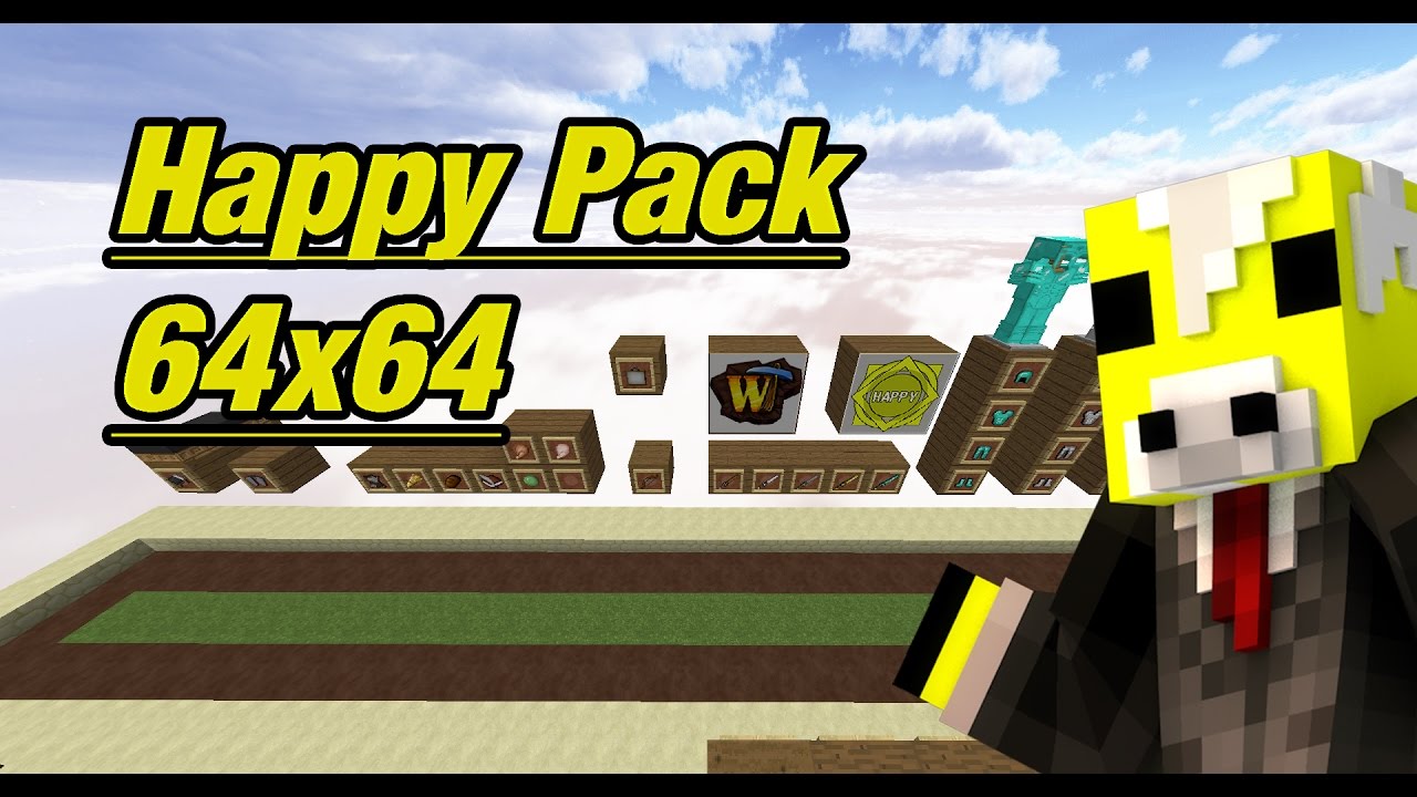 HappyPack 64x64 survival EDIT 1.11 - Review [ResourcePack] + Descarga ...