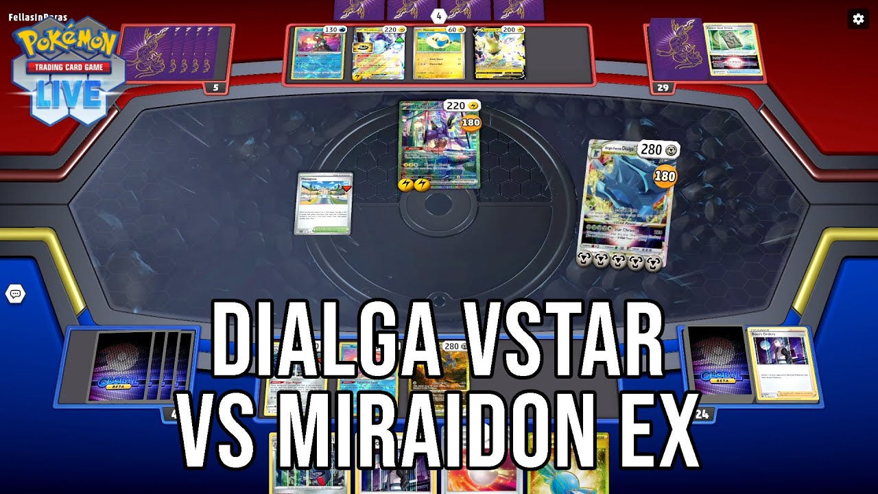 Dialga VSTAR VS Miraidon ex - Pokemon TCG Live Indonesia - YouTube