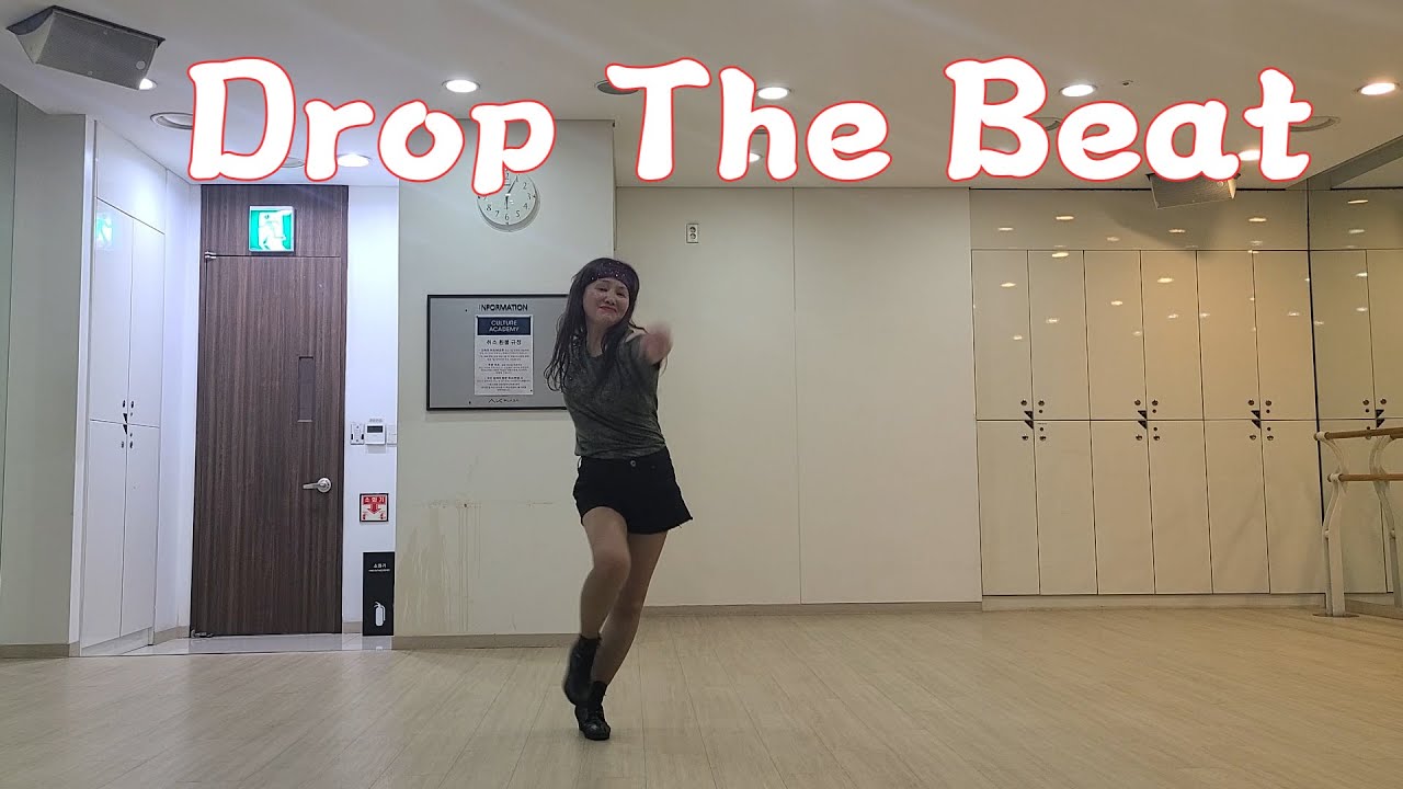 Drop the Beat Line Dance(Demo&Count)Easy Intermediate - YouTube